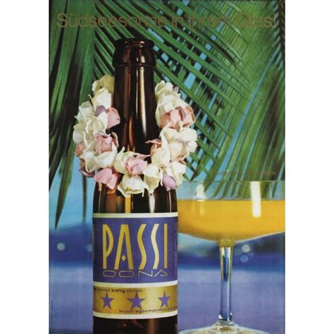 Passi Beverage Vintage 1966 Swiss Advertising Poster Illustraction Gallery