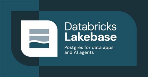 databricks is thrilled to introduce lakebase the first fully managed postgres database