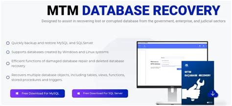 Mtm Database Recovery Review For Mysql And Sql Server