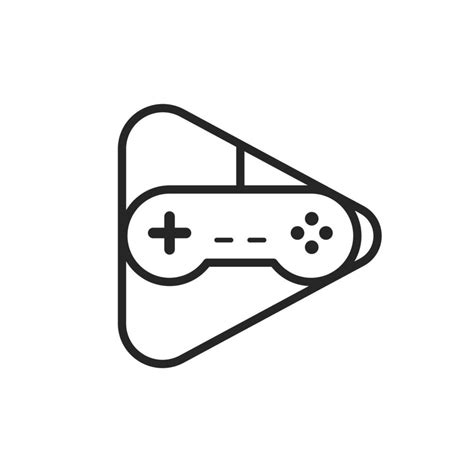 Game Controller Icon Simple Gamepad Joystick For Gaming Symbol
