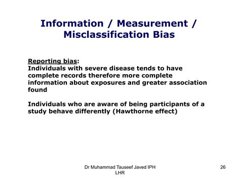 Bias Confounding And Fallacies In Epidemiology Ppsx