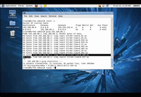 Comando ROUTE Parte De Curso De Linux Capacity YouTube