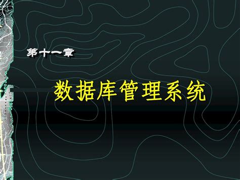 第 章数据库管理系统 word文档在线阅读与下载 无忧文档