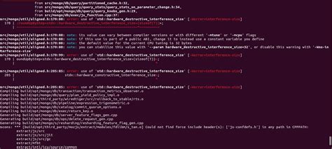 Unable To Build Mongodb From Source Code On Riscv Platform Open Source Projects Mongodb