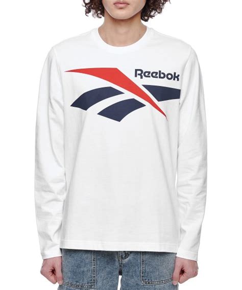 클래식 벡터 롱 슬리브 티셔츠 화이트 Dw9516 솔드아웃 리복