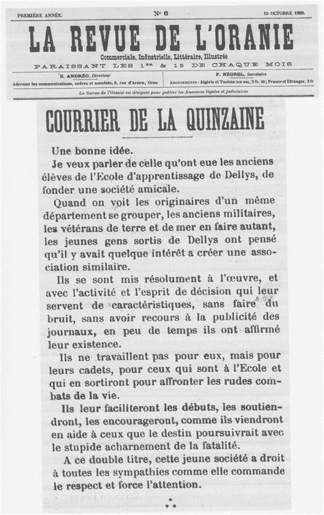 Lycée Technique Detat De Dellys Lte Dellys La Création De Lassociation Des Anciens De