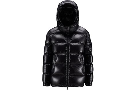 Moncler Womens Maire Short Down Jacket Glossy Black Fw22 Cn