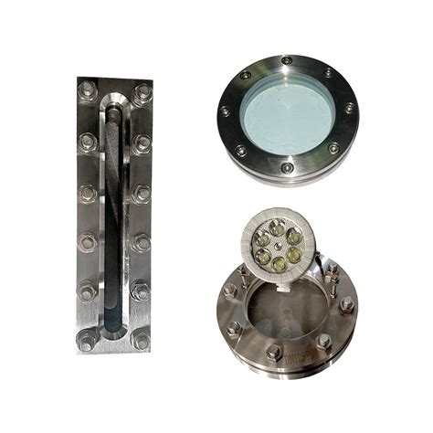 Sight Glass Fitting Rectangular Circular Container Sight Glass