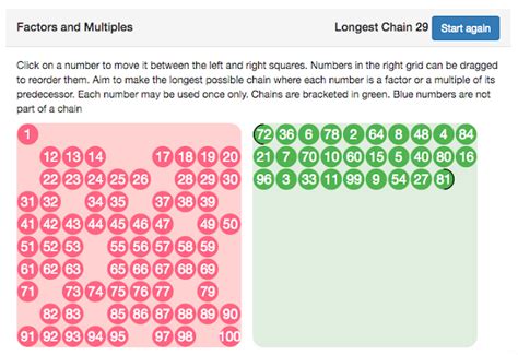 Algebras Friend Factors And Multiples Game Prep For Factoring