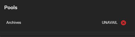Cant Export Pool System Hangs Indefinitely Is My Drive Just Dead Or What Rtruenas
