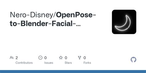 Github Nero Disney Openpose To Blender Facial Capture Transfer