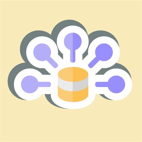 Premium Vector Sticker Data Related To Button Download Symbol Simple Design Illustration