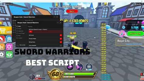 BEST Sword Warriors Script Hack Auto Farm Kill Aura Rebirths Swords More PASTEBIN