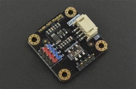 Gravity I2c Ads1115 16 Bit Adc Module Arduino And Raspberry Pi Compatible Dfr0553