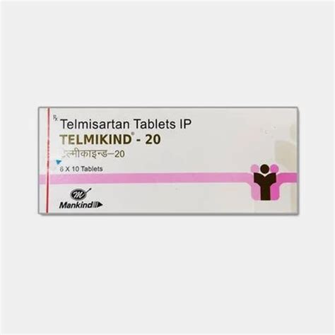 Telmikind Telmisartan Tablets 20 Mg At ₹ 360 Box In Nagpur Id