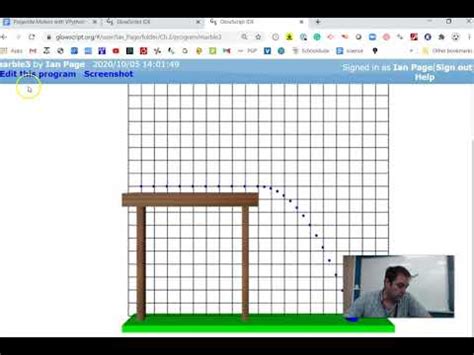 Projectile Motion With VPython YouTube