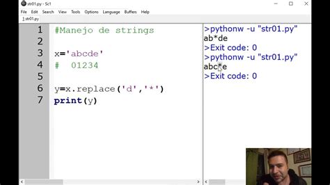 Python Manejo De Strings 02 Youtube