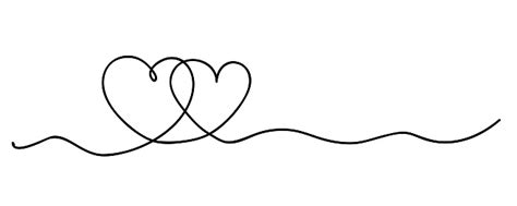 마음 연속 선 아트 드로잉 우정 개념입니다 영원히 가장 친한 친구 흑백 벡터 일러스트레이션 리본에 대한 스톡 벡터 아트 및 기타 이미지 Istock
