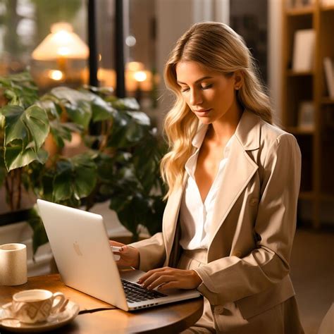 Premium Photo Female Hand Typing On Keyboard Of Laptop Generated By Ai