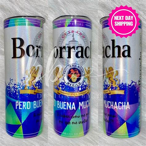 Borracha Pero Buena Muchacha Holographic Tumbler Toxica Tumbler Modelo Tumbler Oz Tumbler