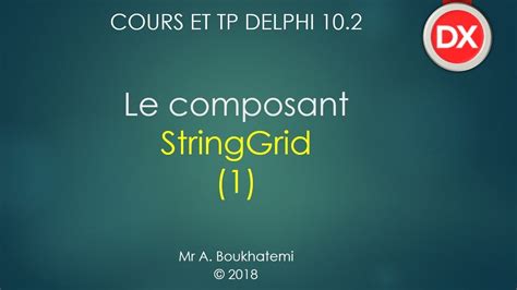 11 stringgrid youtube