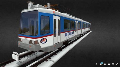 Train Model Mrtc Class 3000 Tatra Train For Manila Metro Rail Transit