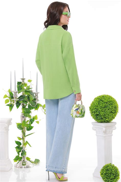 Рубашка салатового цвета купить оптом по выгодной цене Интернет магазин «ds Trend