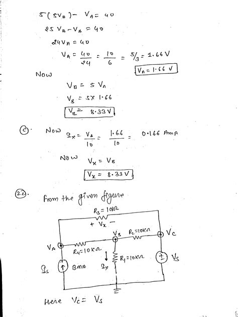 Solved Node Voltage Analysis 3 A Formulate Node Voltage Equations Course Hero