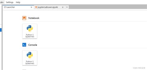 Jupyterlab使用指南二jupyterlab基础jupyterlab怎么打开 Csdn博客
