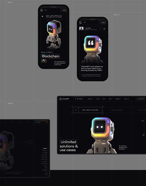 Chaingpt Blockchain Ai Website Behance