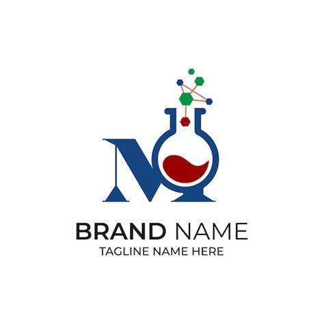Premium Vector Creative Letter M Lab Logo Design