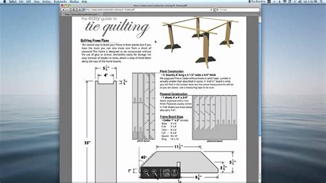 Plans To Build A Quilting Frame At Andrea Mcclelland Blog