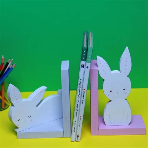 خرید و قیمت نگهدارنده کتاب مدل خرگوش بچگانه بسته 2 عددی ترب