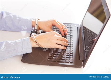 Hackers Programmer Look On Screen And Writes The Program Code Hack