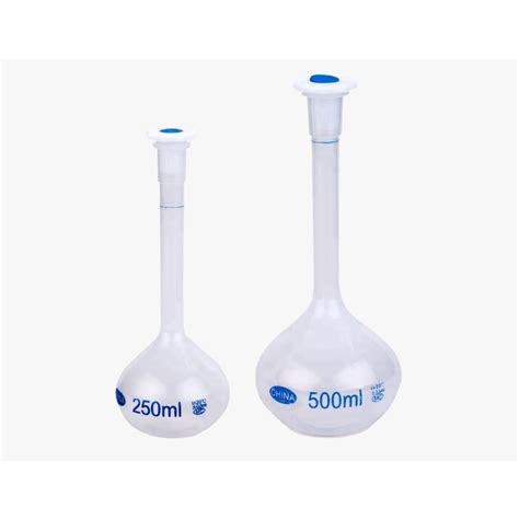 Plastic Volumetric Flask 25ml 1000ml With Plastic Stopper Ready Stock Wholesaler Nice Murah