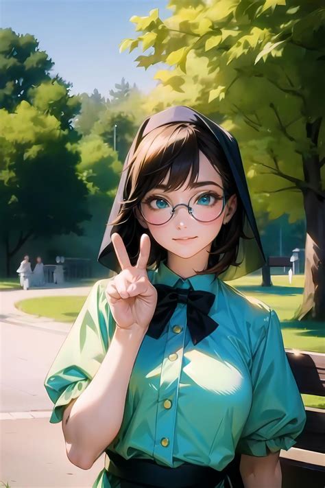 Lora Peace Sign ｜ai Art Lora Model Pixai