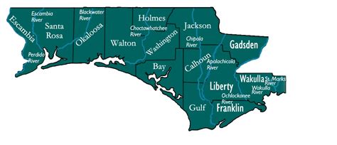 Panhandle County Map