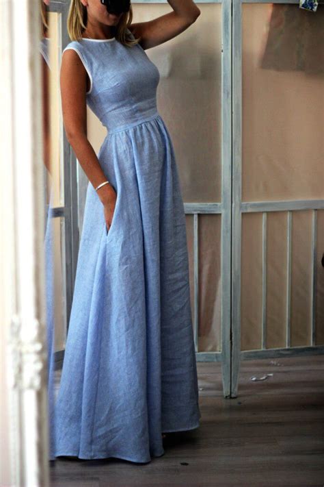 Платье из льна Чудесное в интернет магазине на Ярмарке Мастеров