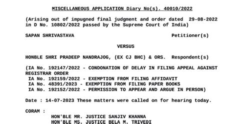 Sc Justice Sanjiv Khanna Recuses From Contempt Hearing Against Justice