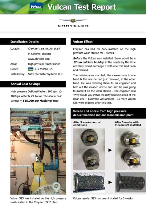 Vulcan Anti Scale Free Chemical System Water Valley