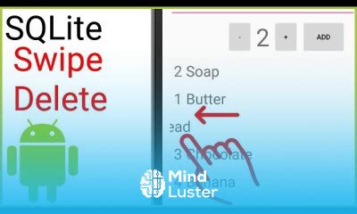 Learn SQLite RecyclerView Part 3 DELETING ROWS WITH ITEM TOUCH HELPER