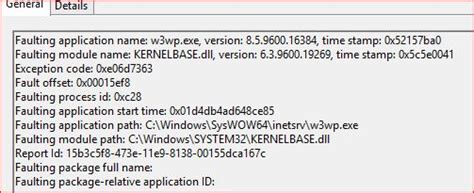 Asp Classic Iis Just In Time Popup Stack Overflow