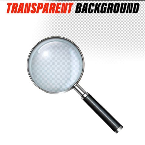 Premium Psd Magnifying Glass