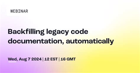 Swimm Webinar Auto Generating Legacy Code Documentation Swimm
