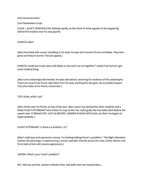 Oral Communication Script Pdf Transport Aviation