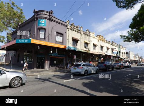 Historic Streetscape Of King Street Newtown Sydney New South Wales