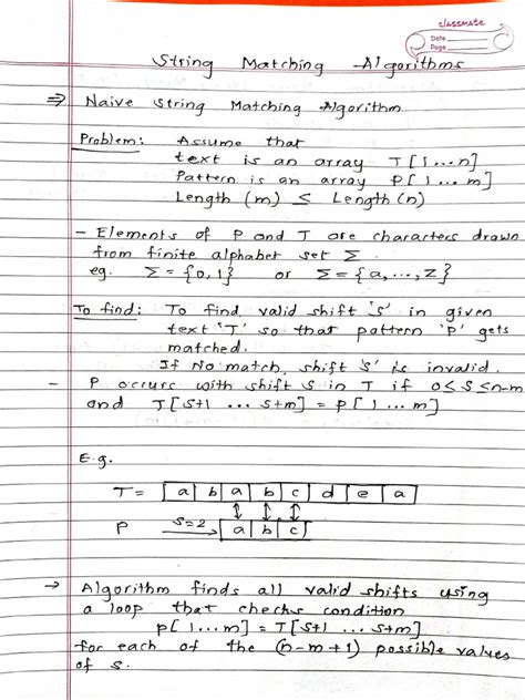 Naive String Matching Analysis Of Algorithm Pdf