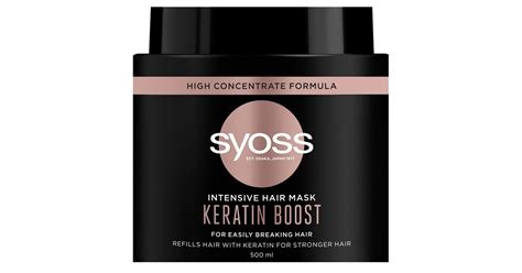 Syoss Intensive Keratin Boost Noul Tratament 4in1 Pentru Repararea și