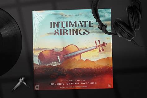 Intimate Strings Album Cover Photoshop Psd