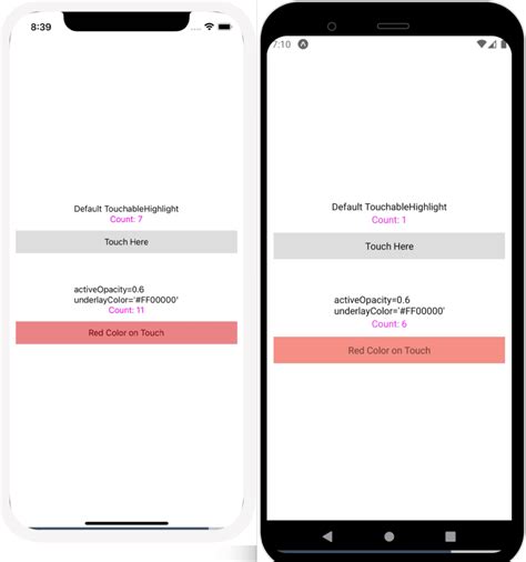 how to use touchablehighlight in react native code example